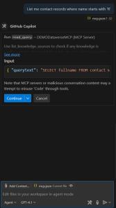 Set up Dataverse MCP server with VS Code GitHub Copilot – Rajeev Pentyala – Technical Blog on ...