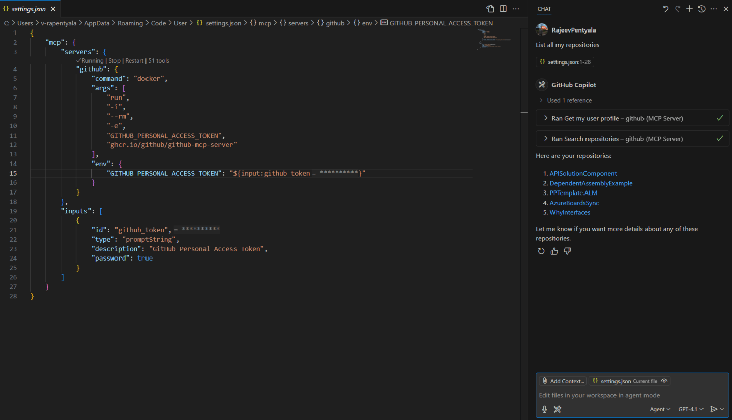[Step by Step] Using GitHub MCP Server with Copilot Agent in VS Code – Rajeev Pentyala ...