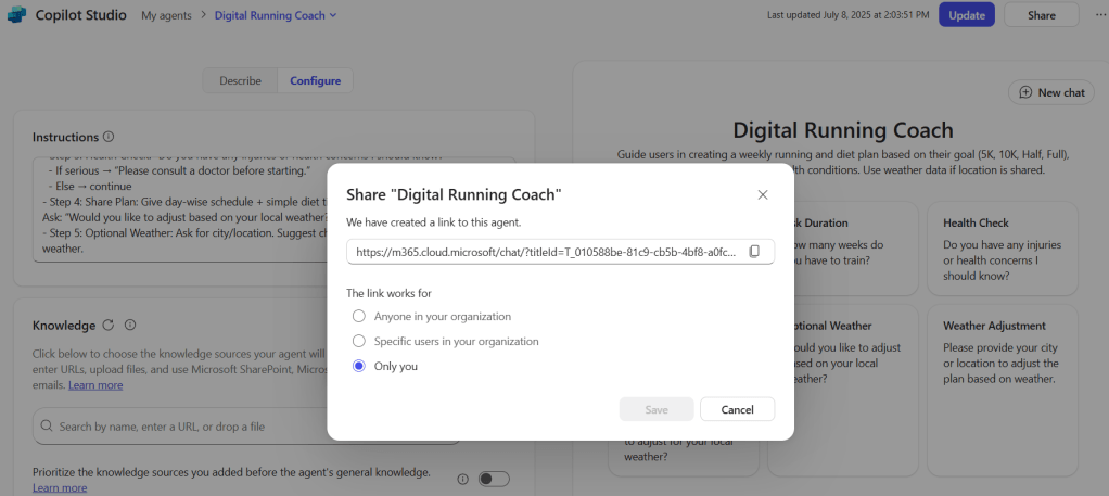 [Step by Step] Creating a Declarative Agent in M365 Copilot – Rajeev ...