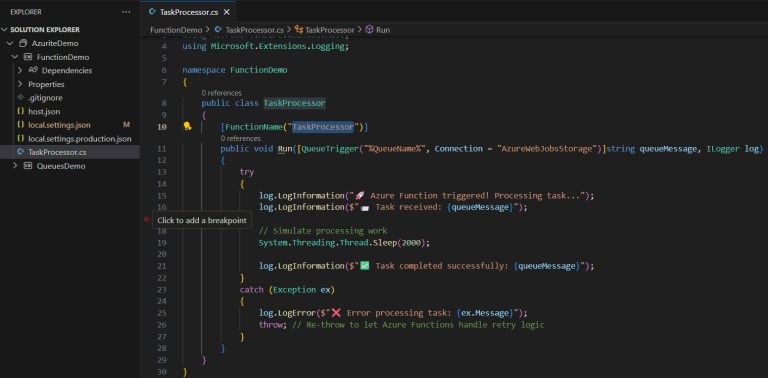 Azurite: Build Azure Queues and Functions Locally with C# – Rajeev Pentyala – Technical Blog on ...