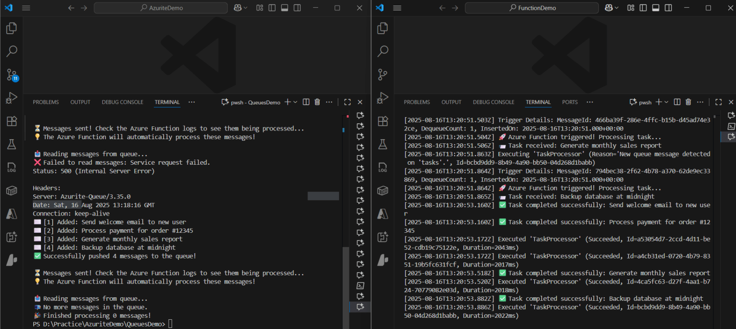 Azurite: Build Azure Queues and Functions Locally with C# – Rajeev ...