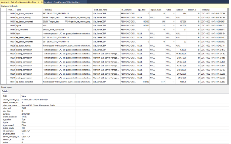 XEvent Profiler in SSMS: Real-Time SQL Server Monitoring – Rajeev ...