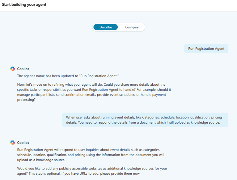 Copilot Studio | Build an Agent with ‘Knowledge’ and ‘Agent Flow ...