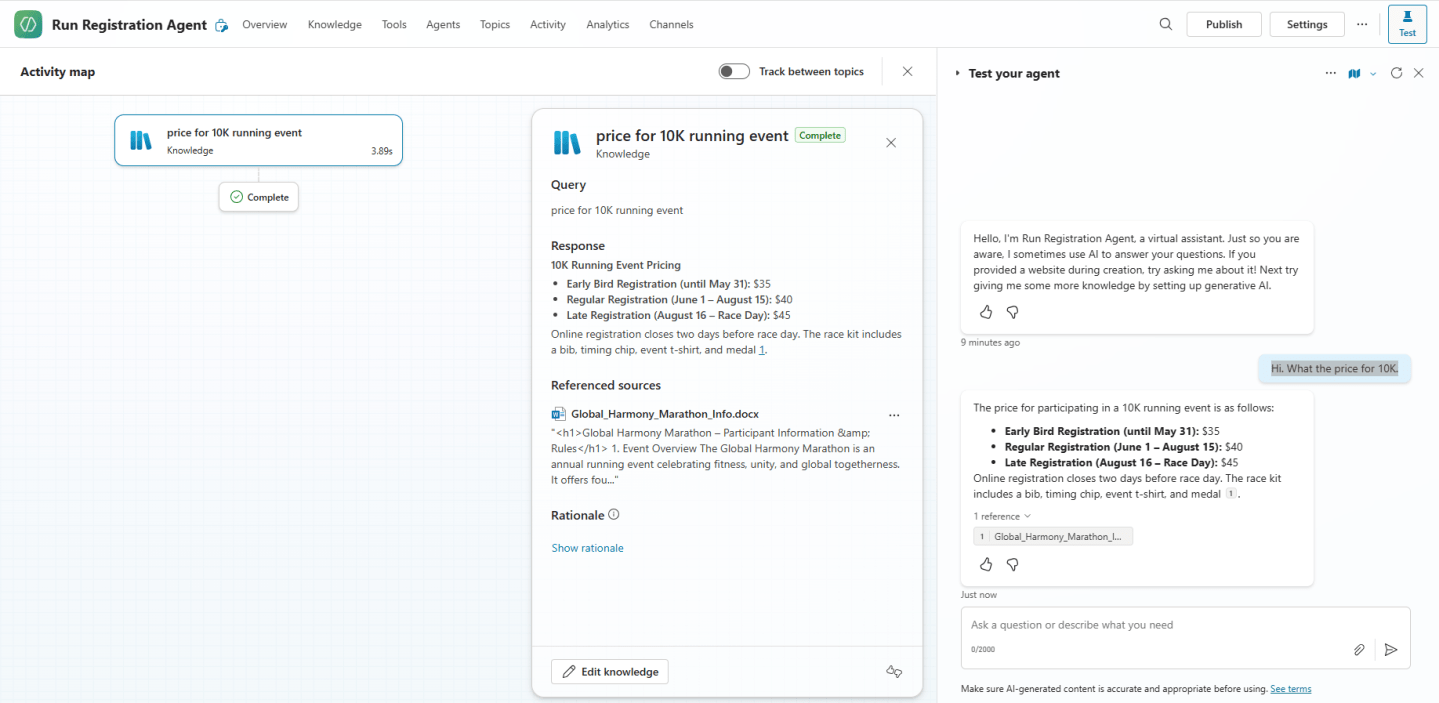 Copilot Studio | Build an Agent with ‘Knowledge’ and ‘Agent Flow ...