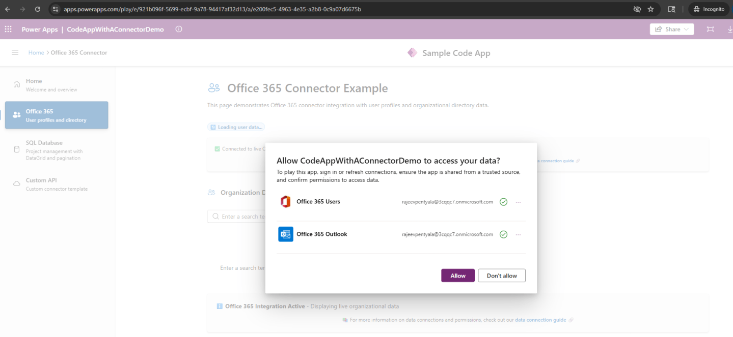Power Apps Code App: Integrate with Power Platform Connectors – Rajeev ...