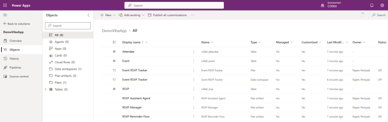 Power Apps: Build a New App at Vibe.PowerApps.com – Rajeev Pentyala ...