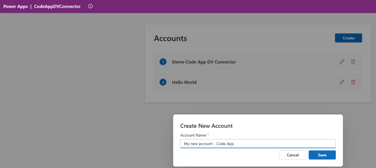 Power Apps Code App with Dataverse: Building CRUD Operations – Rajeev ...
